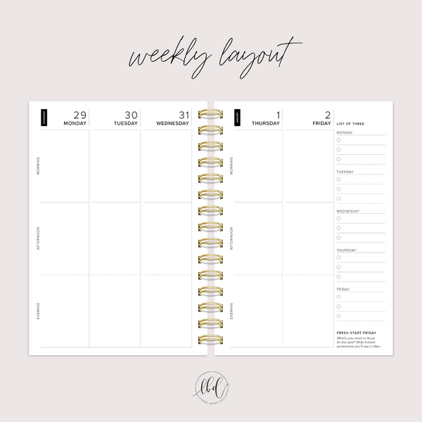 WEEKLY SIGNATURE LEAVES (PREORDER) – Leanne Baker